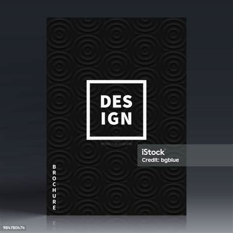 브로셔 템플릿 레이아웃 표지 디자인 비즈니스 연례 보고서 전단지 잡지 0명에 대한 스톡 벡터 아트 및 기타 이미지 0명 3차원 형태 검은색 Istock