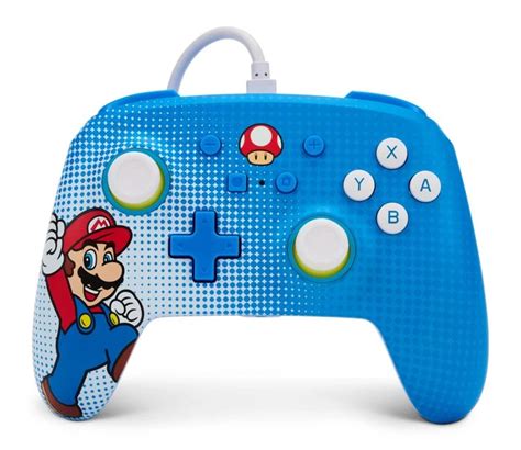 Powera Enhanced Wired Controller Mario Jumpswitch Nintendopusheren