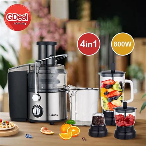Gdeal Multifunctional Kitchen Juicer Stainless Steel Automatic Juice