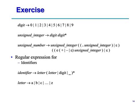 Ppt Syntax Specification Regular Expressions Powerpoint Presentation Id4792299