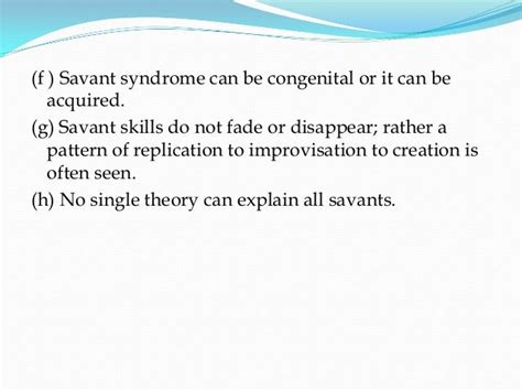 Savant Syndrome Gtc