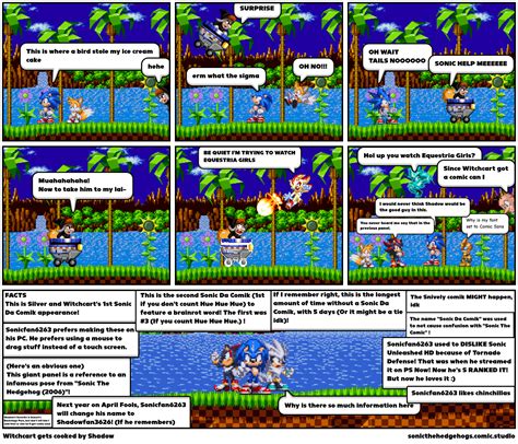Sonic Da Comik 17 Witchcart Gets Cooked By Shadow Facts Fandom