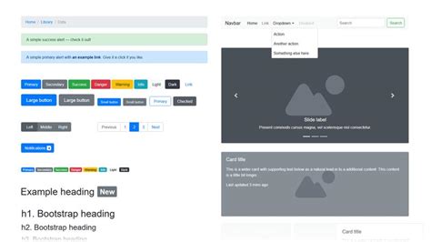 Free Bootstrap Ui Kit Moqups