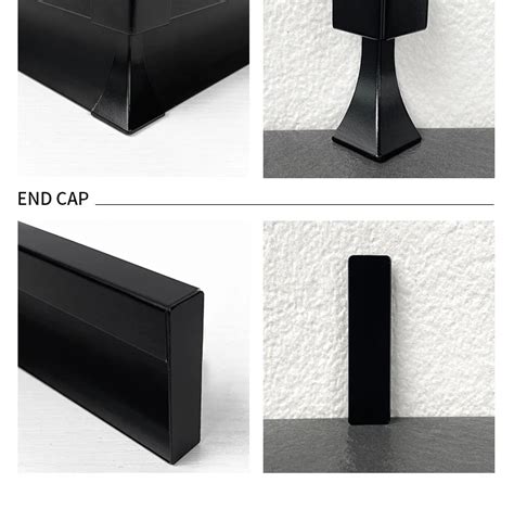 Lighted Aluminium Baseboard Profile 50mm 80mm Led Skirting