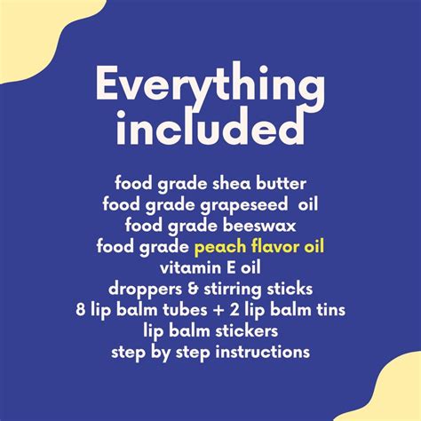 Lip Balm Making Kit Make 10 All Natural Moisturizing Lip Etsy