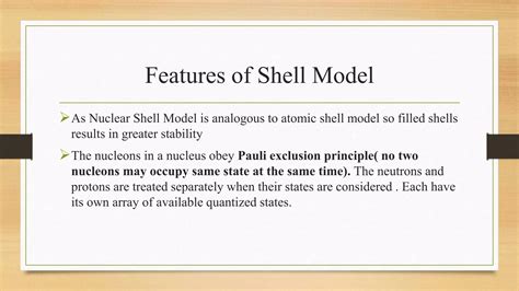 Nuclear Shell Models Pptx