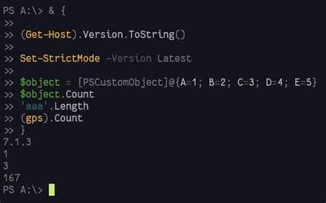 pscustomobject still has properties like count and foreach even in