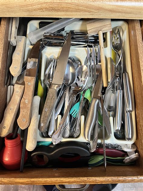 My Moms Silverware Drawer Rmildlyinfuriating