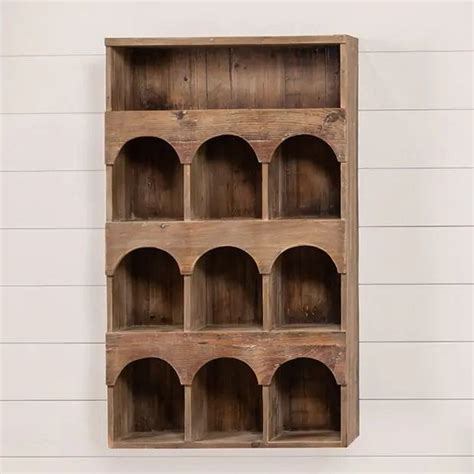 Country Cottage Cubby Display Shelf Wood Cubby Cubbies Shelves