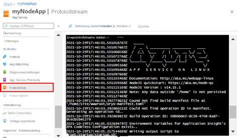Schnellstart Erstellen Einer Node Js Web App Azure App Service