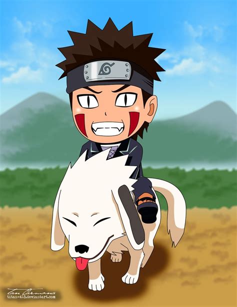 Kiba Inuzuka And Akamaru Kiba And Akamaru Chibi Naruto Tattoo