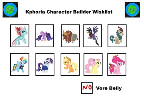My Kphoria Character Builder Wishlist By Marybethmaria1423 On Deviantart