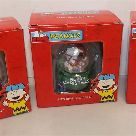 Peanuts Snow Globe Etsy