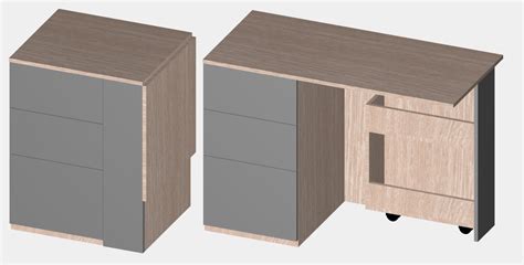 Как сделать складной письменный стол с выдвижными ящиками