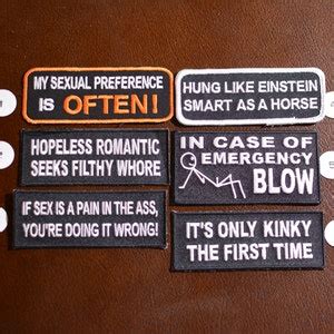 Sexual Themed Biker Patches Cool Iron On Patch Jeans Patch Jacket Patch Motorcycle Patch Fabric