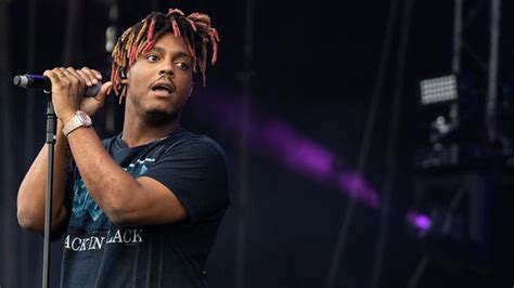 Colorful Twisted Hair Juice Wrld Is Wearing Black Dress Hd Juice Wrld