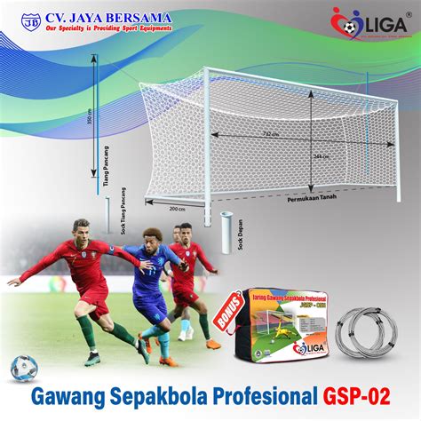Gawang Sepakbola Profesional Gsp 02 Cv Jaya Bersama