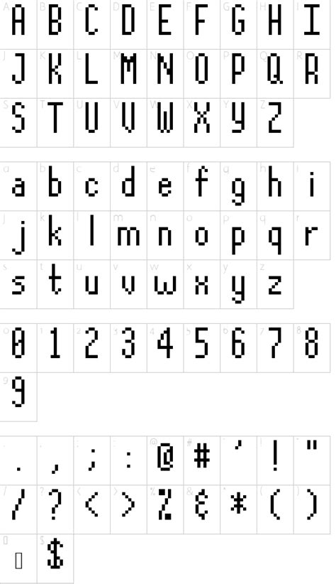 Pixel Stix Regular Font Details
