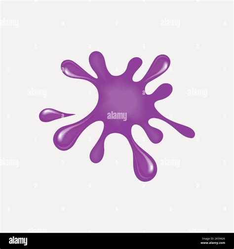Purple Splash Clipart Texture Illustration Vector Stock Vector Image