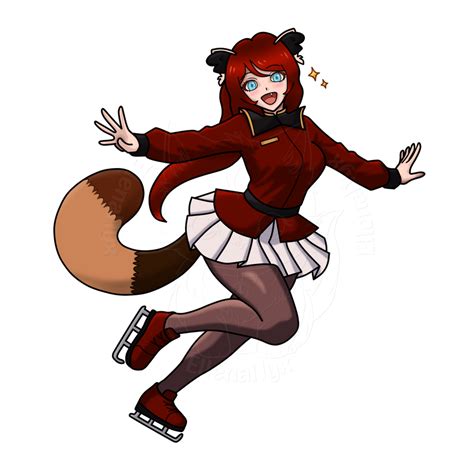 Red Panda Anime Girl Commission By Ellenanyx On Deviantart