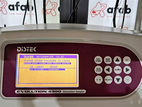 Distek Dissolution System 4300 Autosampler Dual 6100 Syri