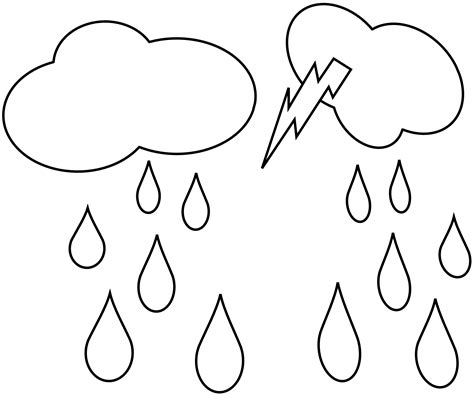 Free Rain Cloud Clipart Black And White Download Free Rain Cloud