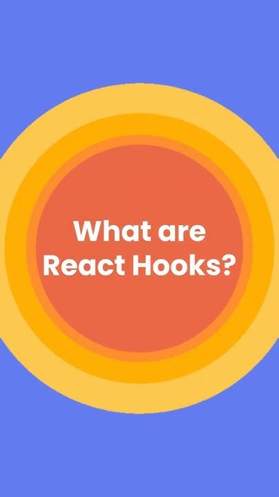 🪝 What Are React Hooks React Explained Shorts Codingshorts Reactjs Webdevelopment