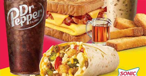 Sonic Breakfast Menu A Culinary Adventure From Sunrise To Satisfaction