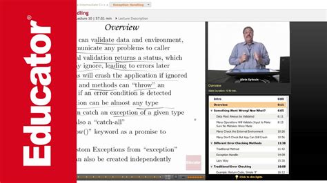 c exception handling youtube