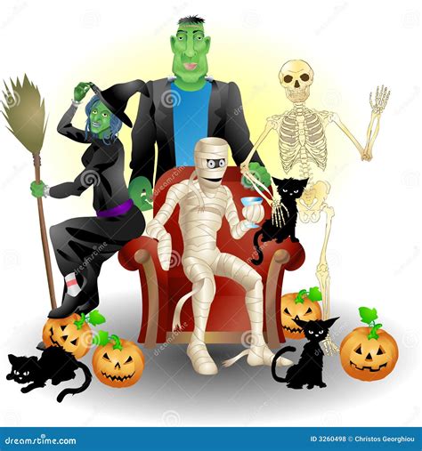 Halloween Party Stock Vector Illustration Of Broomstick 3260498