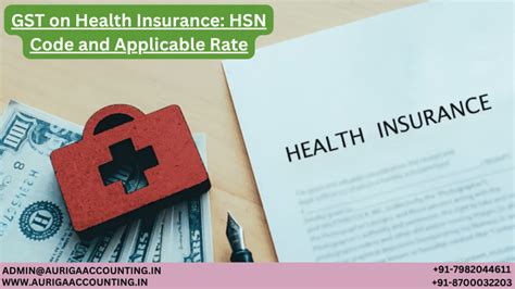 Gst On Health Insurance Hsn Code And Applicable Rate Auriga