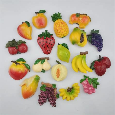 10pcs Fruit Refrigerator Magnet Sticker Office Fridge Banana 最大10 Offクーポン