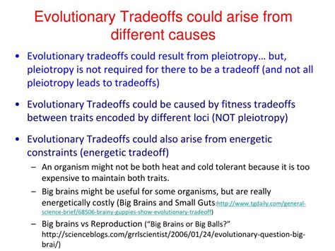 Ppt Constraints On Natural Selection And Evolutionary Tradeoffs Powerpoint Presentation Id