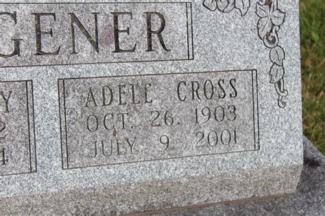 Adele Cross Hegener 1903 2001 Find A Grave Memorial
