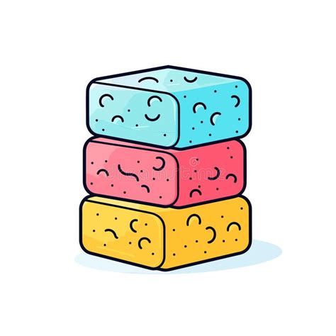 Vector Of A Colorful Stack Of Blocks Stock Vector Illustration Of