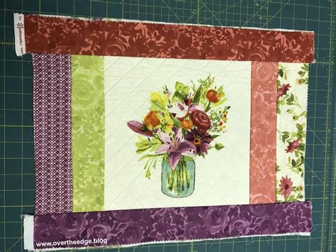 Serger Quilt As You Go Placemat Tutorial Over The Edge