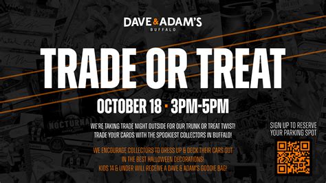Trade Or Treat At Dave And Adams Dave And Adams Store
