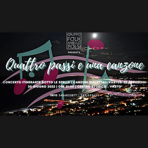 Quattro Passi Ed Una Canzone Vedere Vasto