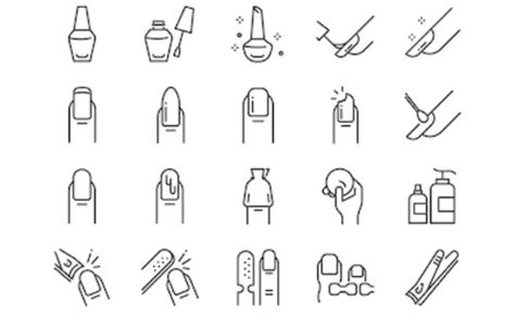 دانلود آیکون ناخن Nail Polish Set