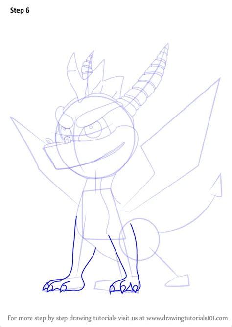 How To Draw Spyro The Dragon From Spyro Spyro Step By Step