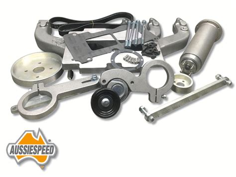Valiant Hemi 6 Inline Supercharger Kit Satin Finish Suit Weiand 142 144 Aussiespeed Street