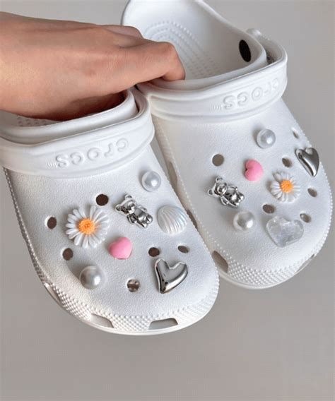 실버 데이지 지비츠 세트 14pcs 에이블리