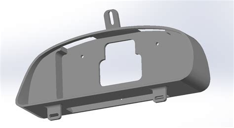 💨 Subaru Gc Haltech Ic7 Dash Mount・ Stl File For 3d Printing・cults