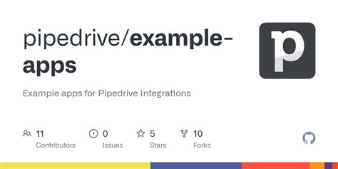 Github Pipedriveexample Apps Example Apps For Pipedrive Integrations