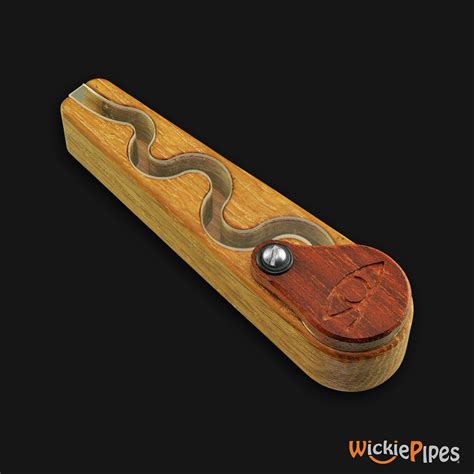 Monkey Pipe Oregon Trail Swivel Bowl Lid Smoking Pipe