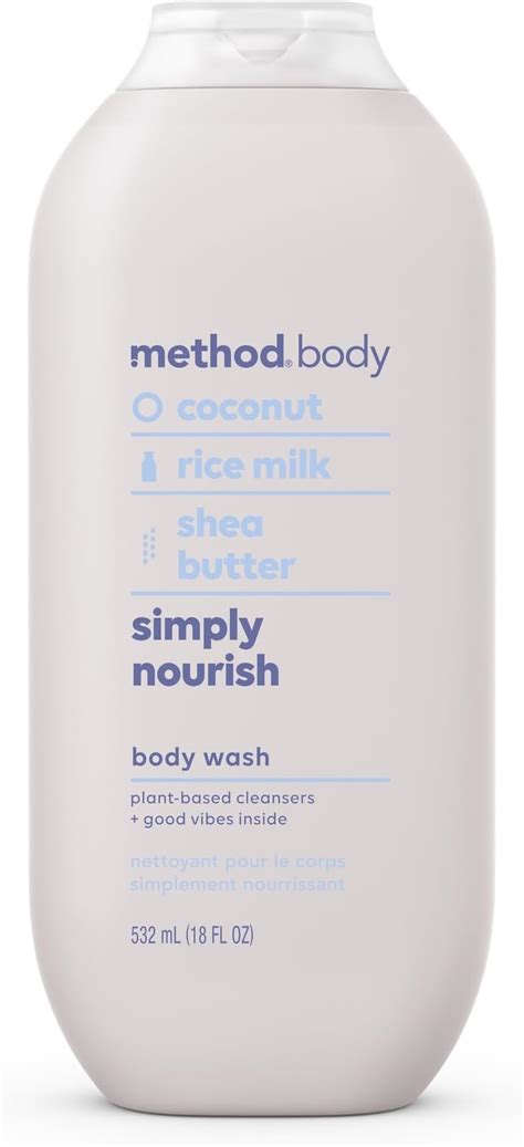 Method Body Wash Simply Nourish Paraben And Phthalate