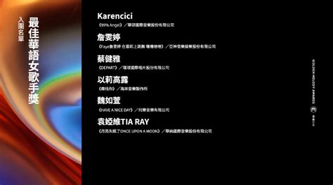 第 33 届台湾金曲奖入围名单公布，蔡健雅和魏如萱成为最大赢家 理想生活实验室 为更理想的生活