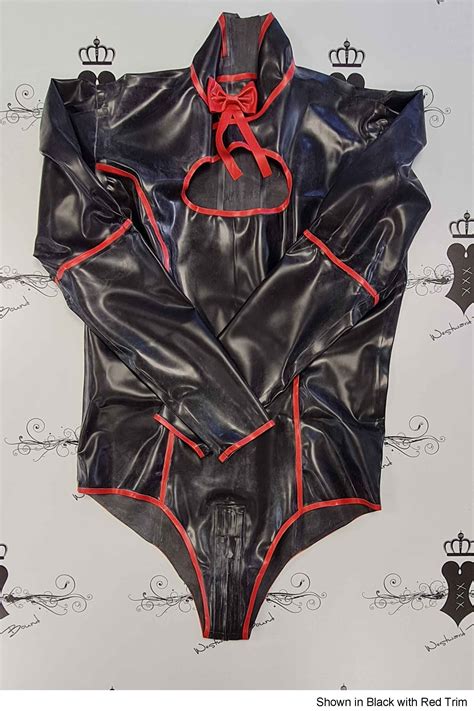 Pin Up Kitti Latex Rubber Leotard