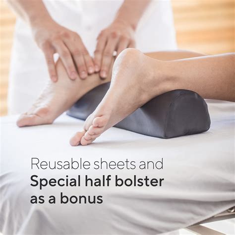 Luxton Home Premium Memory Foam Massage Table With Rolling Carrying