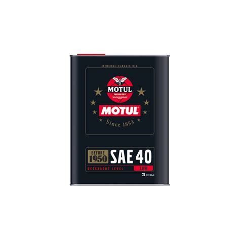 MOTUL CLASSIC OIL SAE 40 Motoröl 2 Liter, 19,99